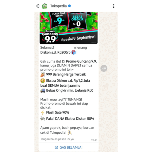 10 Contoh Template Broadcast Whatsapp Untuk Bisnis Anda