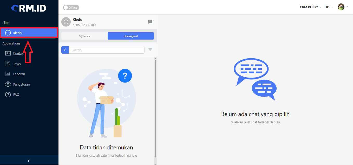 Cara Mulai Kirim Pesan